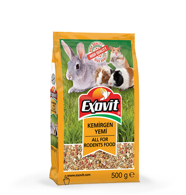 Exovit Rodent Food-500g| Paws & Relax