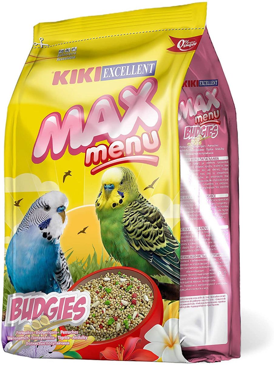 Kiki Max Menu Budgie Food - 500g| Paws & Relax